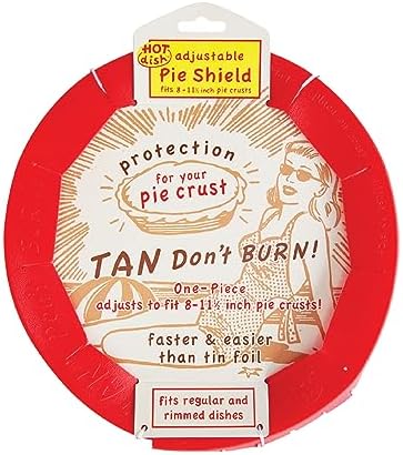 Amazon.com: Fun Elements Ceramic Pie Pan, 9 Inch Pie Dish for Baking ...