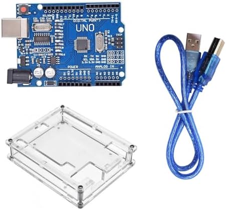 Electrobot UNO SMD Microcontroller Combo with USB Cable and Acrylic ...