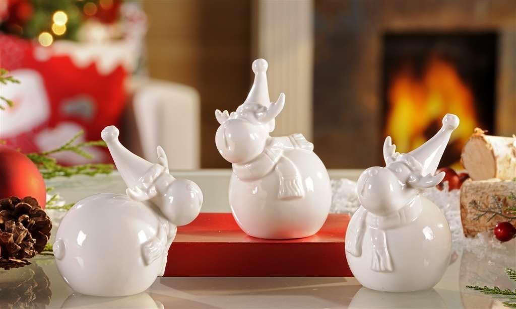 Amazon.com: Giftcraft Ceramic Moose Figurines, Set of 3 : Home & Kitchen