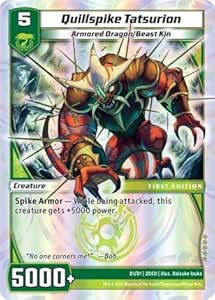 Amazon.com: Kaijudo TCG - Quillspike Tatsurion (D1/D1) - The Dojo ...