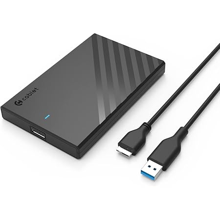 Cablet 2.5 Inch SATA USB 3.0 HDD/SSD Portable External Enclosure for ...