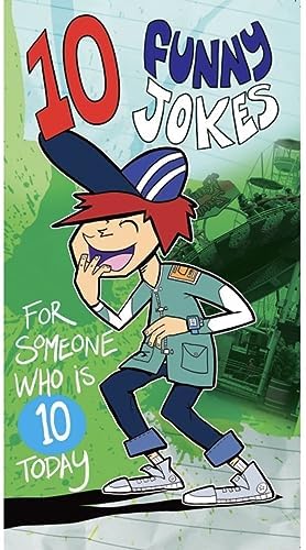 Funny 10th Birthday card, Jokes Birthday Card, 10 Jokes for a Ten Year ...