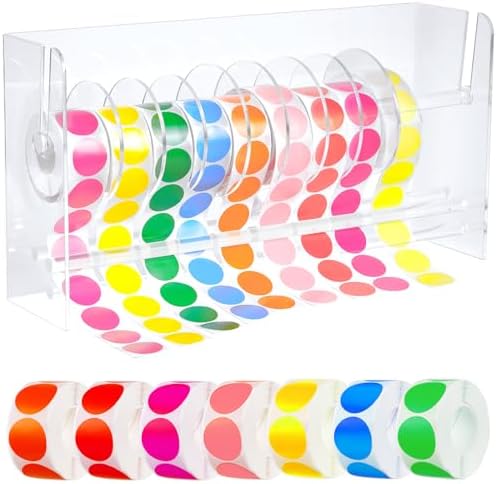 Amazon.com : FACULX 9 Disks Sticker Holder，Adjustable Label Holder ...