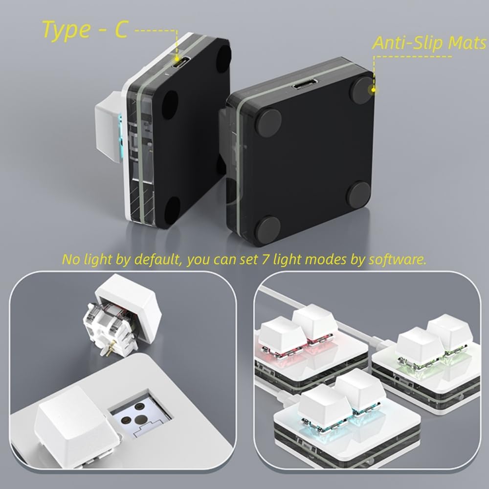 Snapklik.com : BRIMFORD 2-Key Copy Paste Keyboard, OSU Keypad HotSwap ...