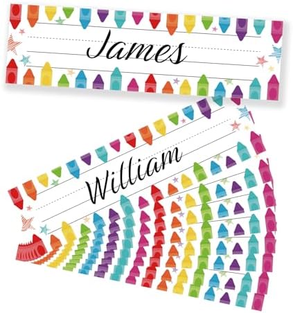 Amazon.com: YQUQWN 36 PCS Desk Nameplates for Classroom, Double Sided ...