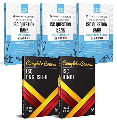 Oswal-Gurukul Most Likely ISC Question Bank Class 12 Bundles (Set of 5 ...