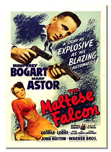 The Maltese Falcon A3 Unframed American Film Noir Advert Poster ...