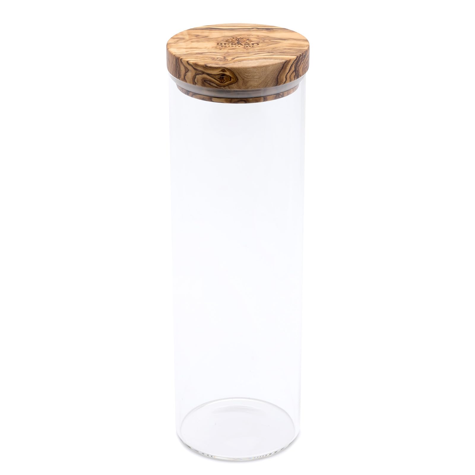 Amazon.com: Berard Glass Storage Jar with Olive Wood Lid, 50-Ounce ...