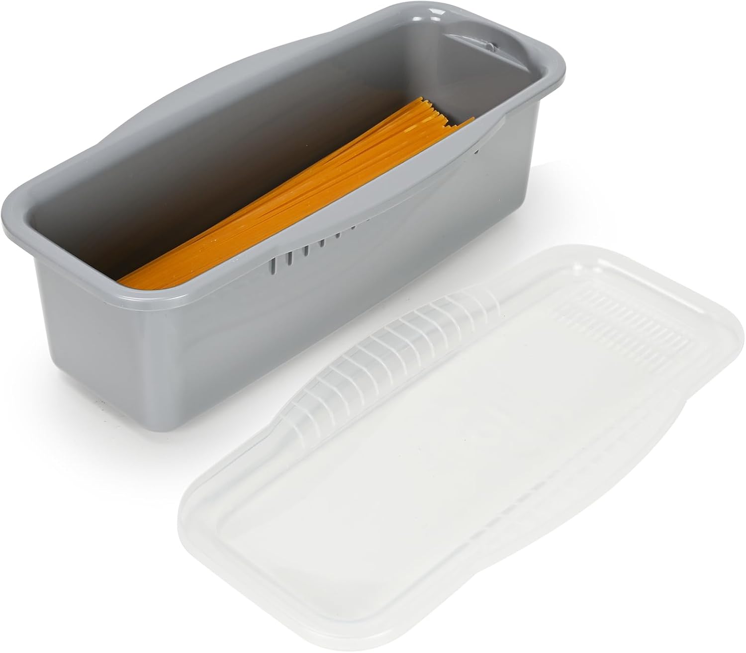 Amazon.com: Microwave Pasta Cooker with Strainer Lid- Quick and Easy ...