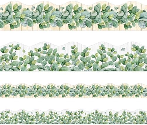 Amazon.com: Eucalyptus Bulletin Board Border Die-Cut Classroom ...
