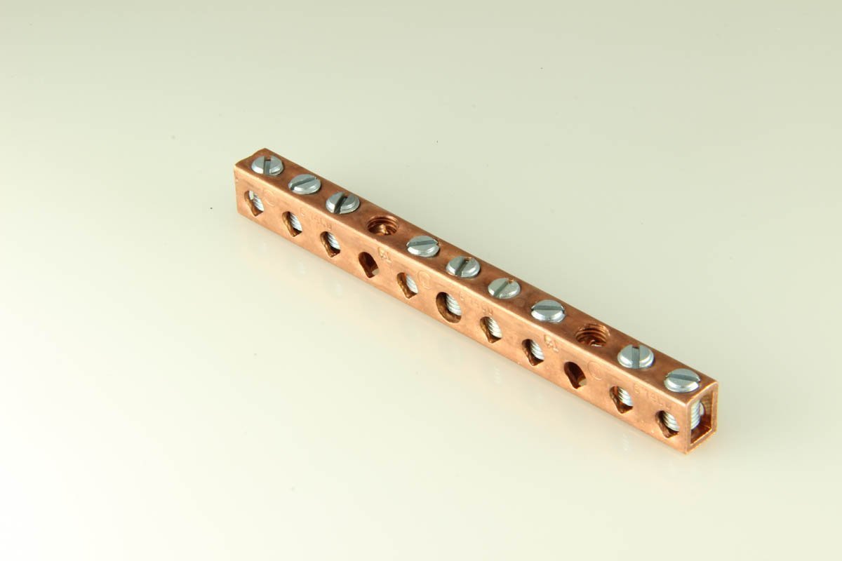 8 Feed Copper Neutral Bars (1 per pack) - Amazon.com