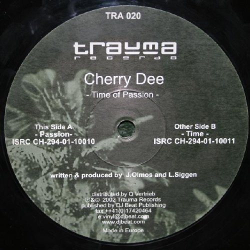 Cherry Dee - Time of Passion - Passion / Time - Cherry Dee - European Release [12" Maxi Single ...