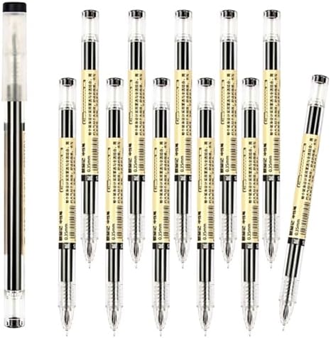 Gel Ink Pen Extra fine point pens Ballpoint pen 0.35mm Black For ...