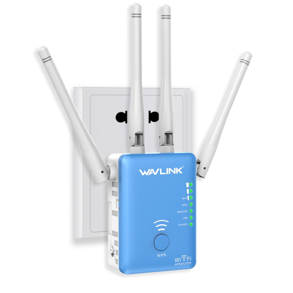 Buy AC1200 Dual Band WiFi Range Extender - Wavlink Wireless Repeater ...