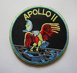Amazon.com: Apollo 11 Mission Military Patch Fabric Embroidered Badges ...