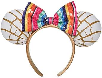 Amazon.com: Parks Epcot Mexico Minnie Pan Dulce Ear Sequined Headband ...
