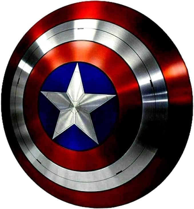 Captain America Shield 22 Inch Mild Steel Captain America Round Shield ...