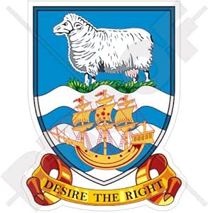 Amazon.com: FALKLAND ISLANDS Coat of Arms Badge Crest Islas Malvinas ...