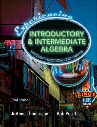 Buy Experiencing Introductory & Intermediate Algebra Through Functions ...