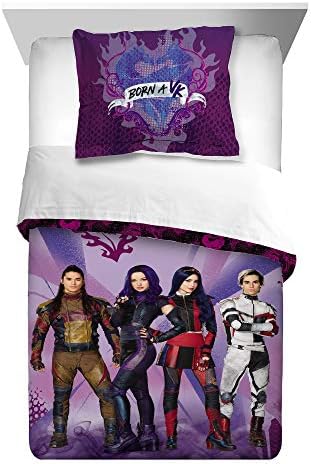 Amazon.com: Disney Descendants 3-5 Piece Full Size Comforter and Sheet ...