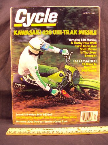 1980 80 June CYCLE Magazine (Features: Road Test on Kawasaki KX420 ...