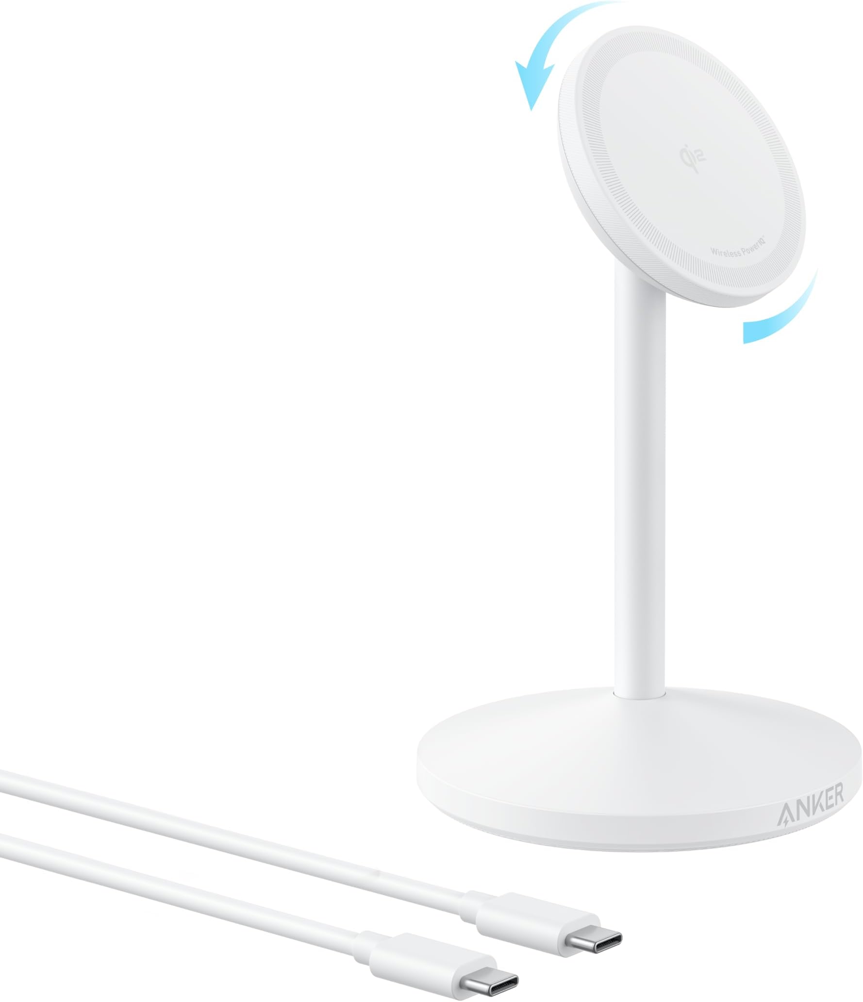 Anker PowerWave 2-in-1 Magnetic Stand Lite, Kabellose Ladestation ...
