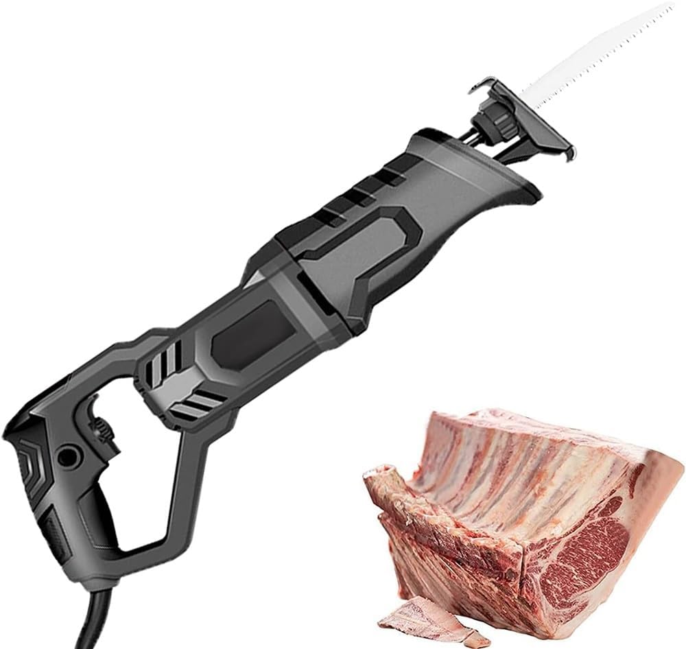 Electric Bone Saw 900W Handheld Butcher Bone Saw With Saw Blades ...