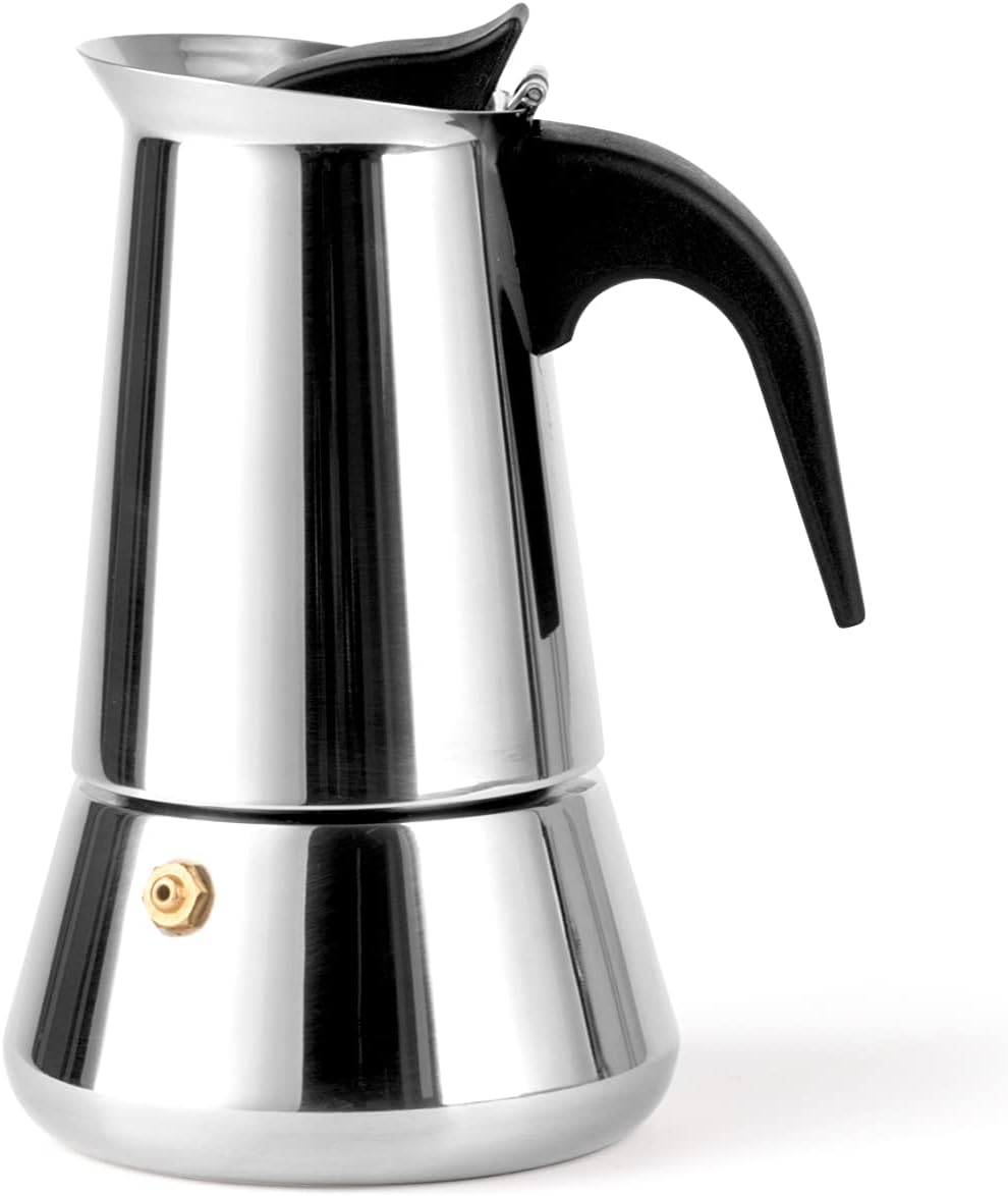 Amazon.com: Leopold Vienna Espresso Maker Trevi, 4 Cups, Stainless ...