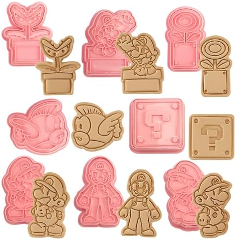 Amazon.com: 16 Pieces Cookie Cutters Cartoon Cookie Cutters Cartoon ...