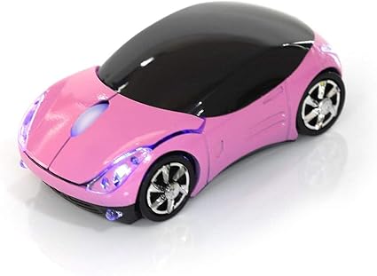 Bewinner Wireless Mouse for Kids, 2.4G & Bluetooth, 1600DPI, Pink ...