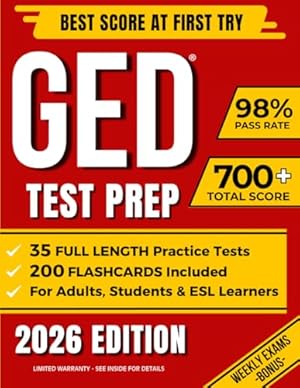 Amazon.com: GED Test Prep Plus, Tenth Edition (2026): Includes a ...