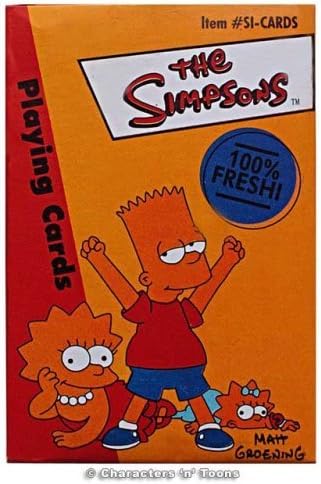 Amazon.com: Simpsons Playing Cards 54ct Pack : Toys & Games