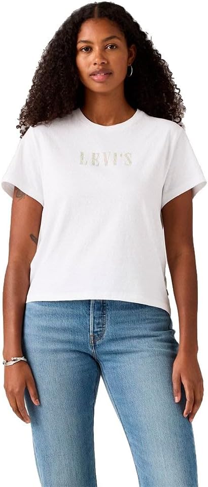 Graphic Classic Tee Rhinestone Serif Log, Rhinestone Serif Log, M ...