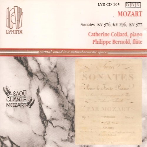 Mozart, Catherine Collard, Philippe Bernold - Sonatas Kv. 376,296 ...