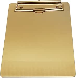 Amazon.com: Tsnamay 8.27x5.9 inch Stainless Steel Metal Clipboard,Paper ...