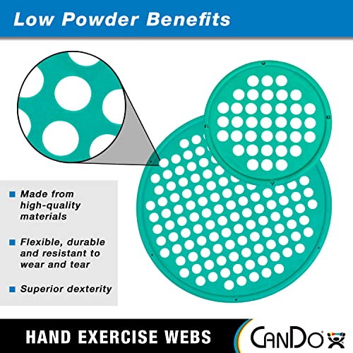 CanDo Hand Exercise Webs for Physical Therapy, Grip Strengthening, and ...