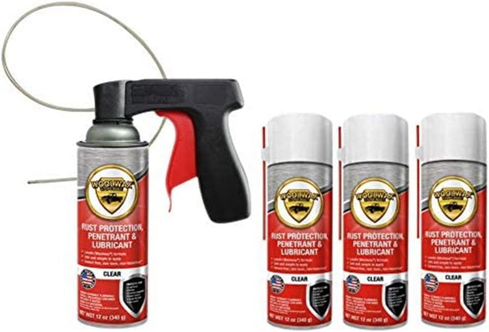 Amazon.com: woolwax 4 Spray Can Undercoating Kit. Straw(Clear) : Automotive