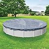 Amazon.com : Robelle 24 ft Blue Winter Pool Cover for Above Ground ...
