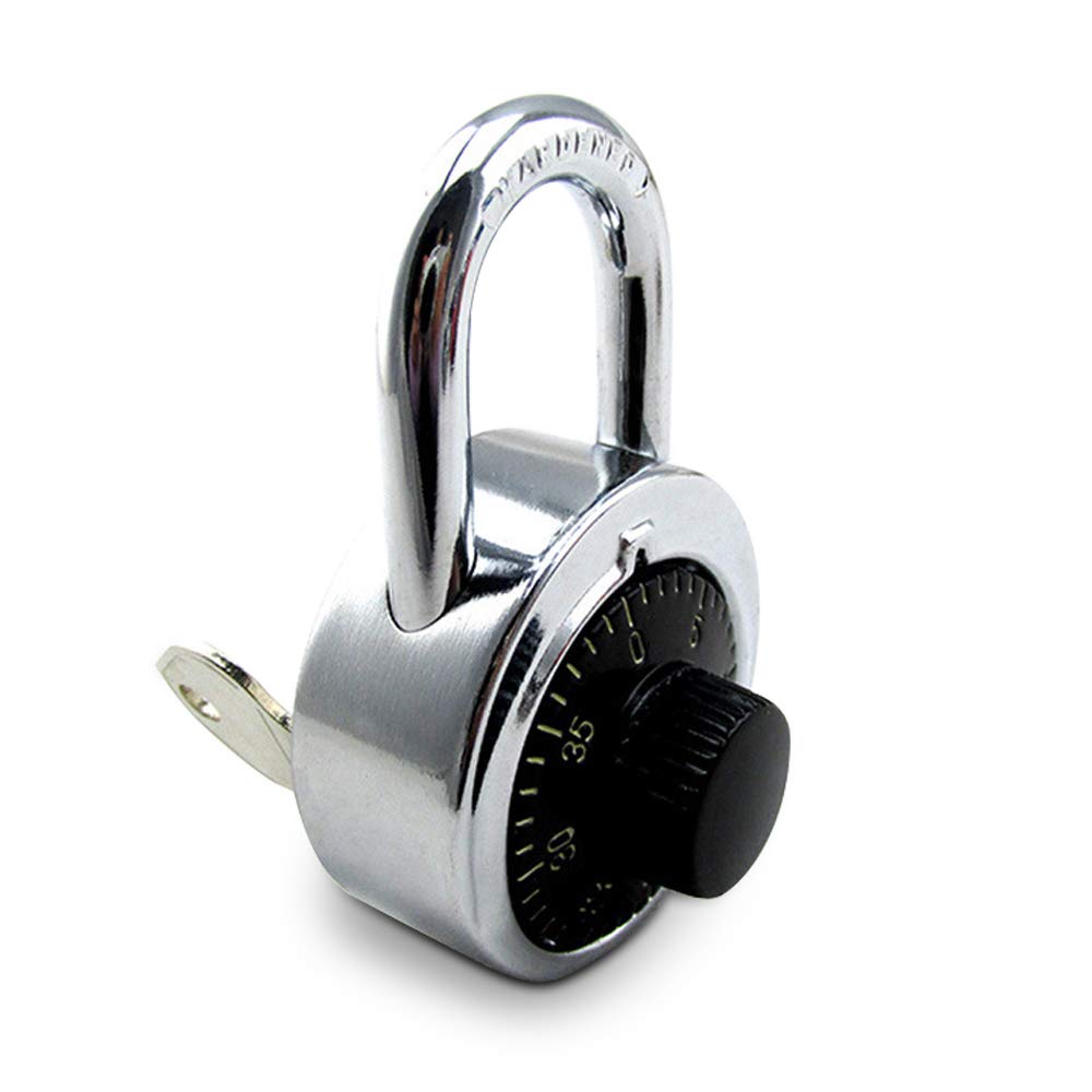 Master Lock Padlock, Standard Dial Combination Lock, 1-7/8 in. Wide, Blue, 1506D, Combination ...
