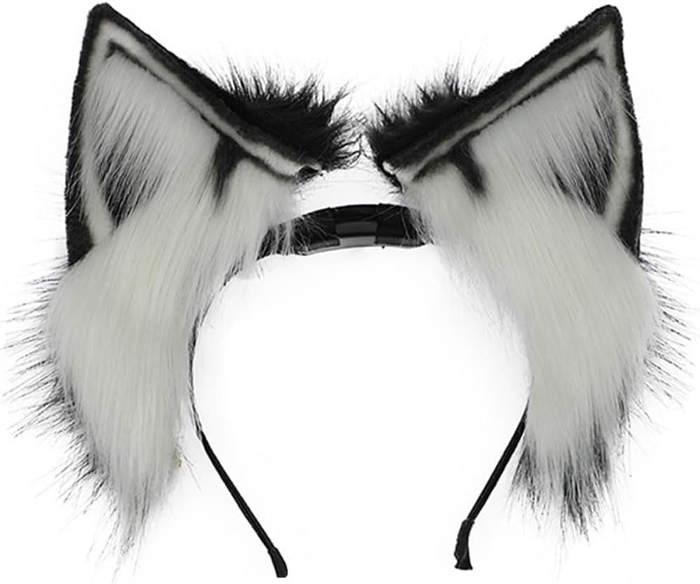 fodtahee Rechargeable animal ears movable cat ears headdress props ...