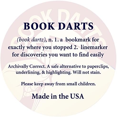 Verse Keeper Book Darts – Passage Marker Bookmarks (Tin of 250 MIXED ...