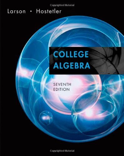 By Larson Hostetler College Algebra, Larsen: Larson Hostetler: Amazon ...