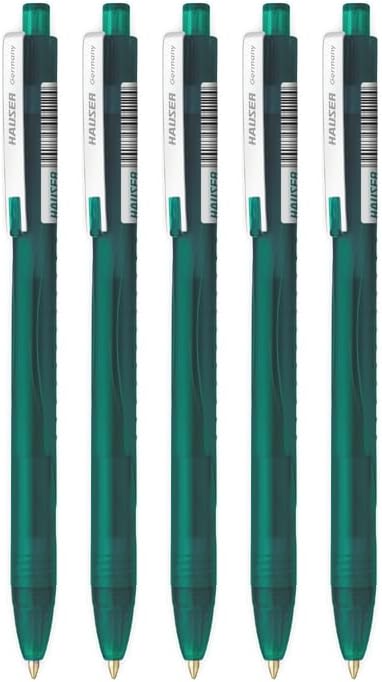 Hauser ICONIQ Retractable Medium Tip Gel Pen | Minimalistic Translucent ...