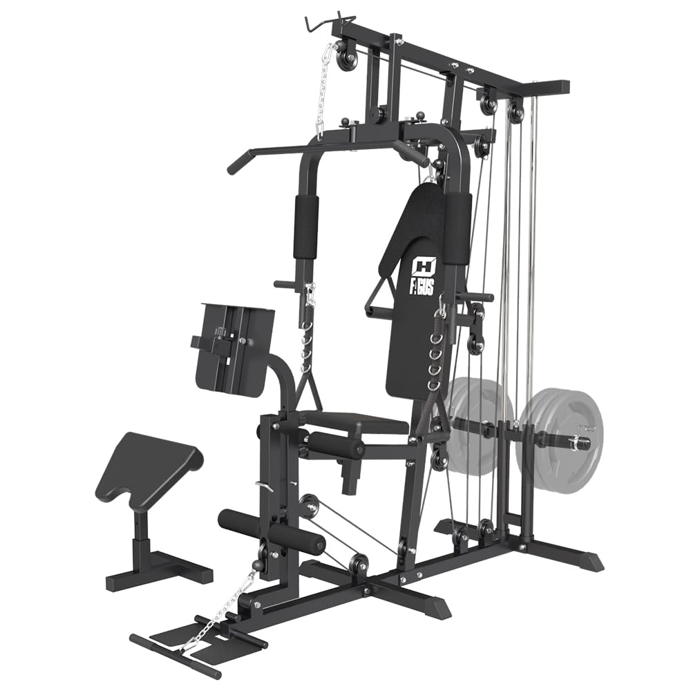 Home Gym Workout Station Multifunctional Home Gym System With Leg ...