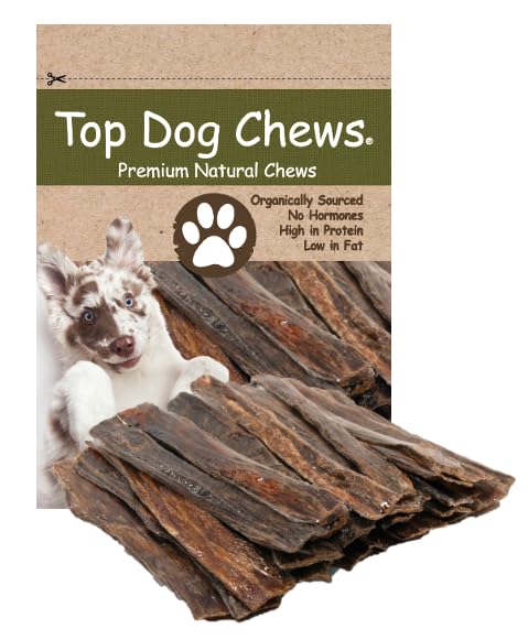 Amazon.com : Top Dog Chews - 10" - 12" Beef Taffy, 30 Pack, Beef Jerky ...