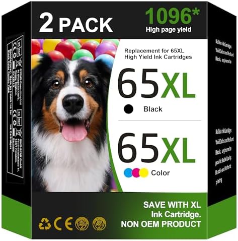 Amazon.com: 65XL Ink Cartridges Black/Color Combo Pack High-Yield | for ...