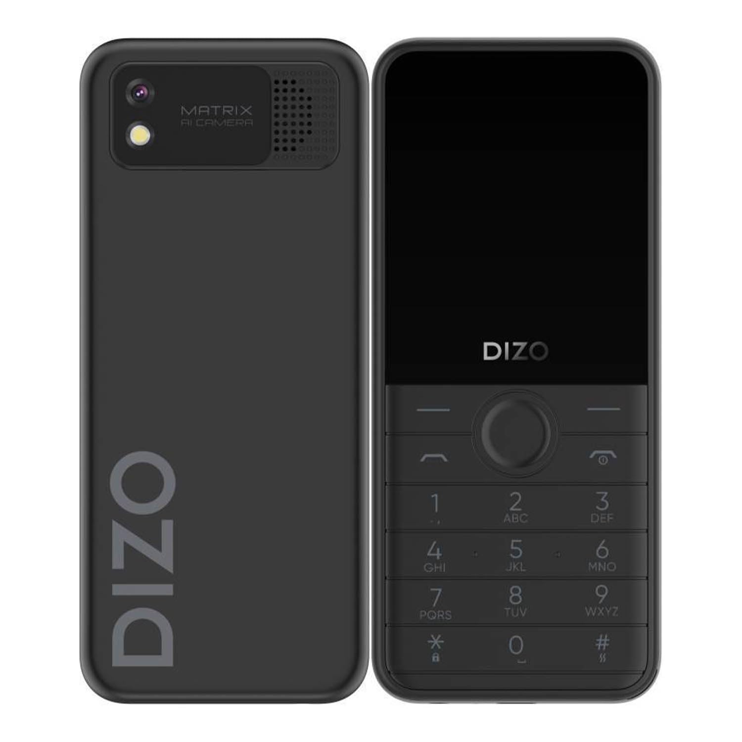 DIZO Star 300 Dual SIM Premium Keypad Phone | Rear Camera, Long Lasting ...