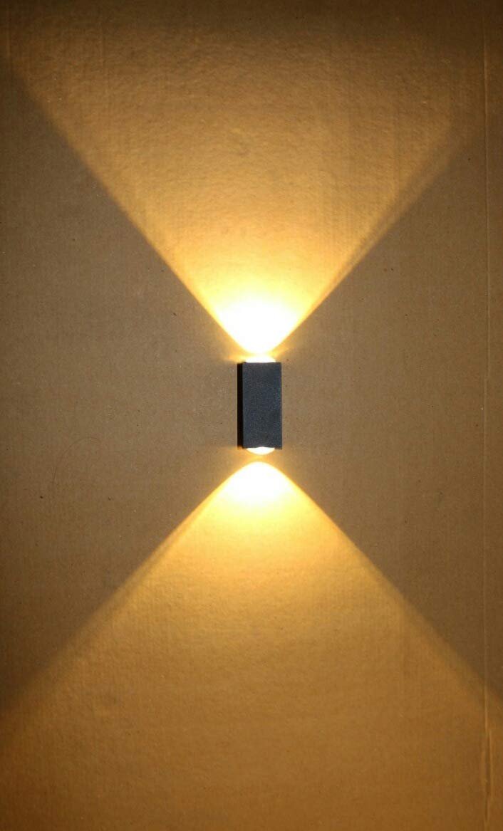 Led Wall Light Two Way Warm White, 6w Waterproof IP65 Exterior Wall ...