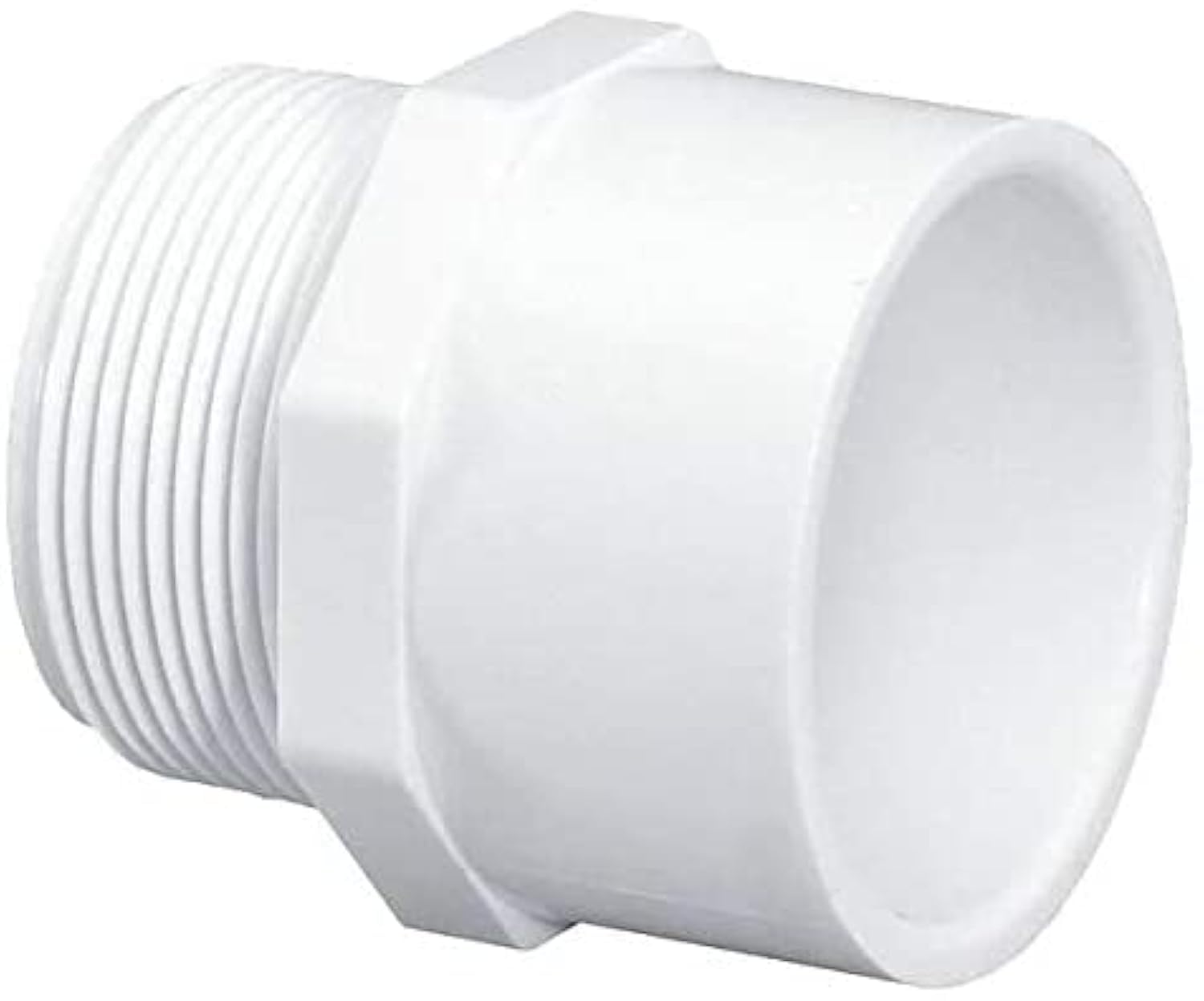 Amazon.com: PVC Male Adapter Pipe Fitting - SCH 40 PVC Fittings 1 Inch ...