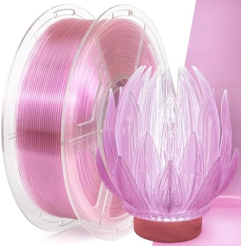 Amazon.com: iSANMATE Rapid Clear PLA Filament 1.75mm, Light Purple 3D ...